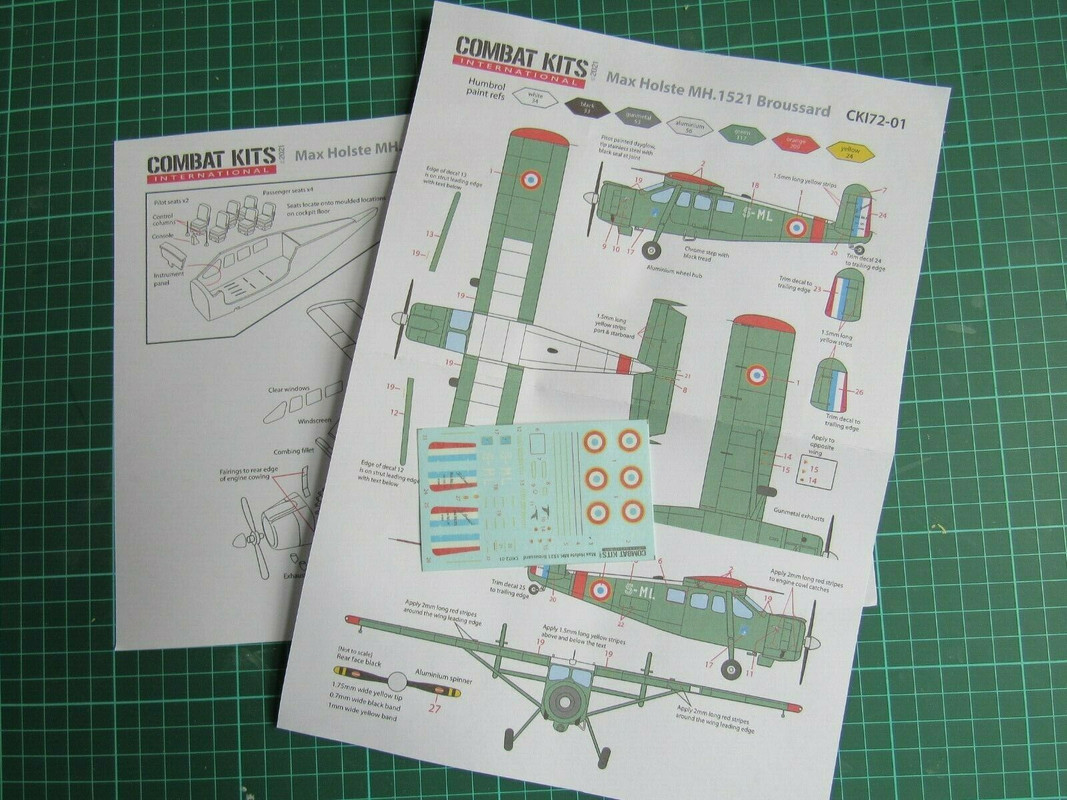 1/72 - Max-Holste MH-1521 Broussard resin kit by Combat Kits ...