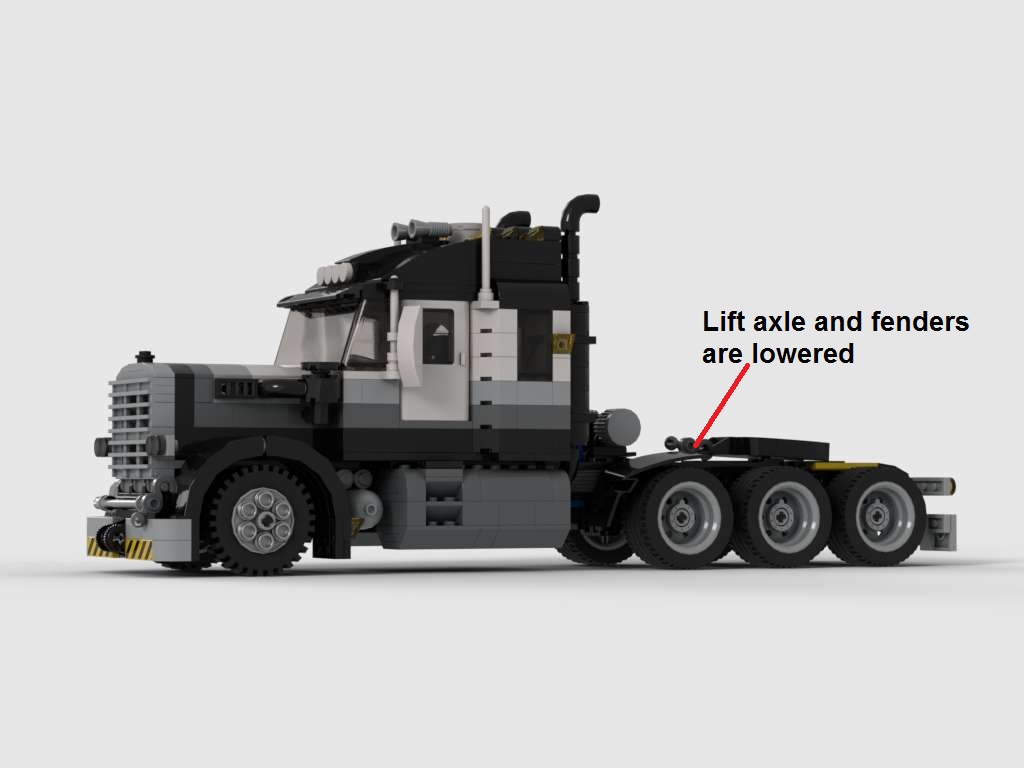 LEGO MOC Heavy Haul Truck by rayb | Rebrickable - Build with LEGO