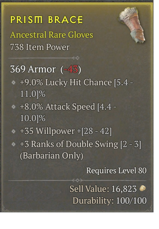 Nice Pair Of Double Swing Gloves - Topic - d2jsp