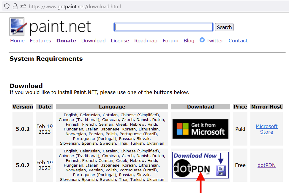 I can't download Paint.net - Troubleshooting & Bug Reports - Paint.NET Forum