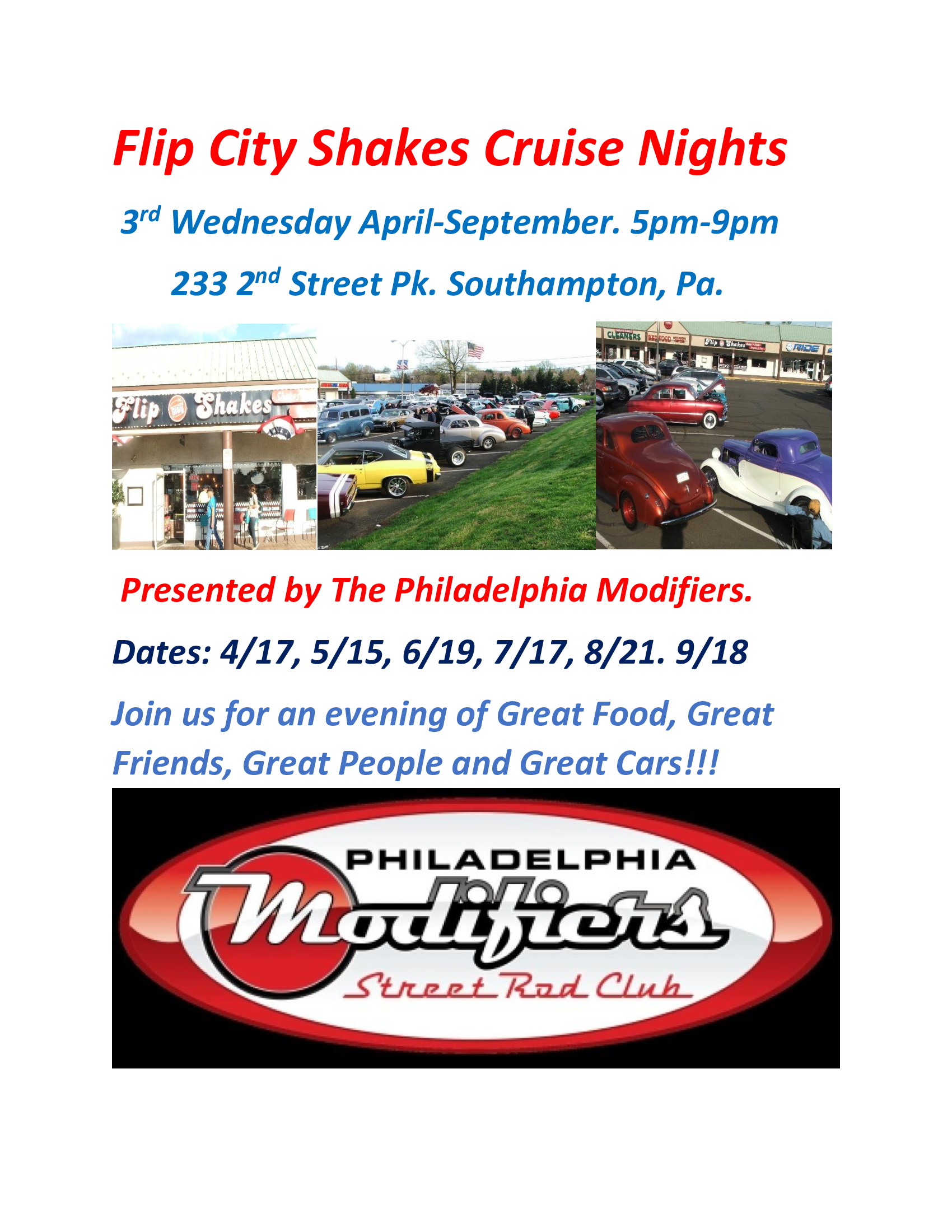 Flip City Shakes Cruise Nights — Postimages