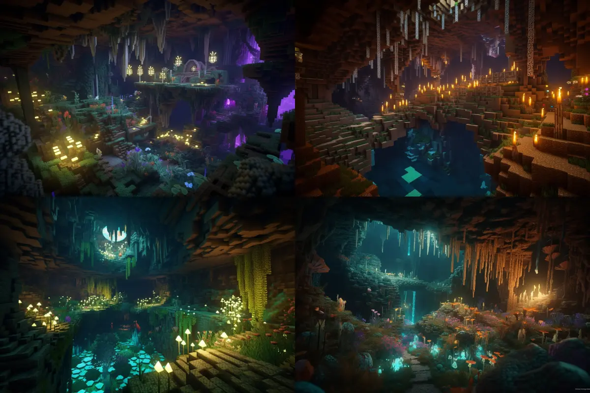 Sandwally Minecraft A breathtaking underground oasis deep dark 046ac309 4d09 4922 b8f6 ...