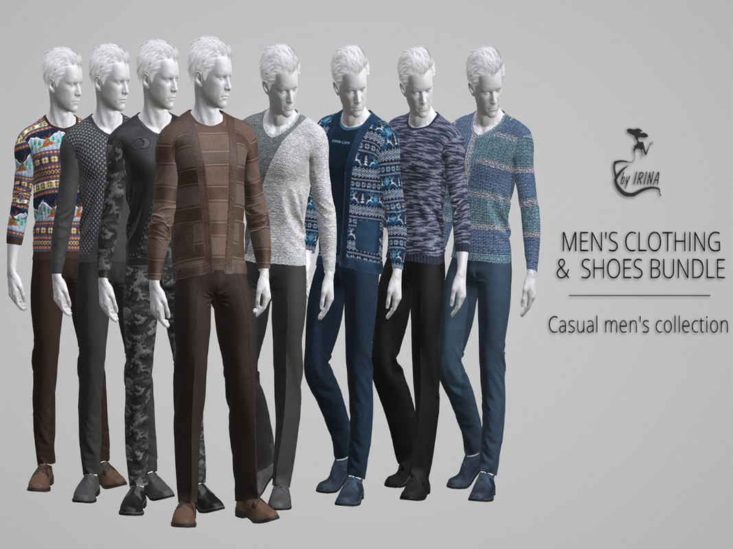 [ Reallusion Colth ] Men's Clothing & Shoes Bundle 1 2026 - Free Daz 3D ...