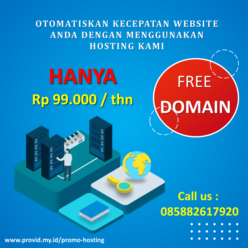 [WTS] - PROMO HOSTING DISKON 50% + GRATIS DOMAIN | Indonesia Internet ...