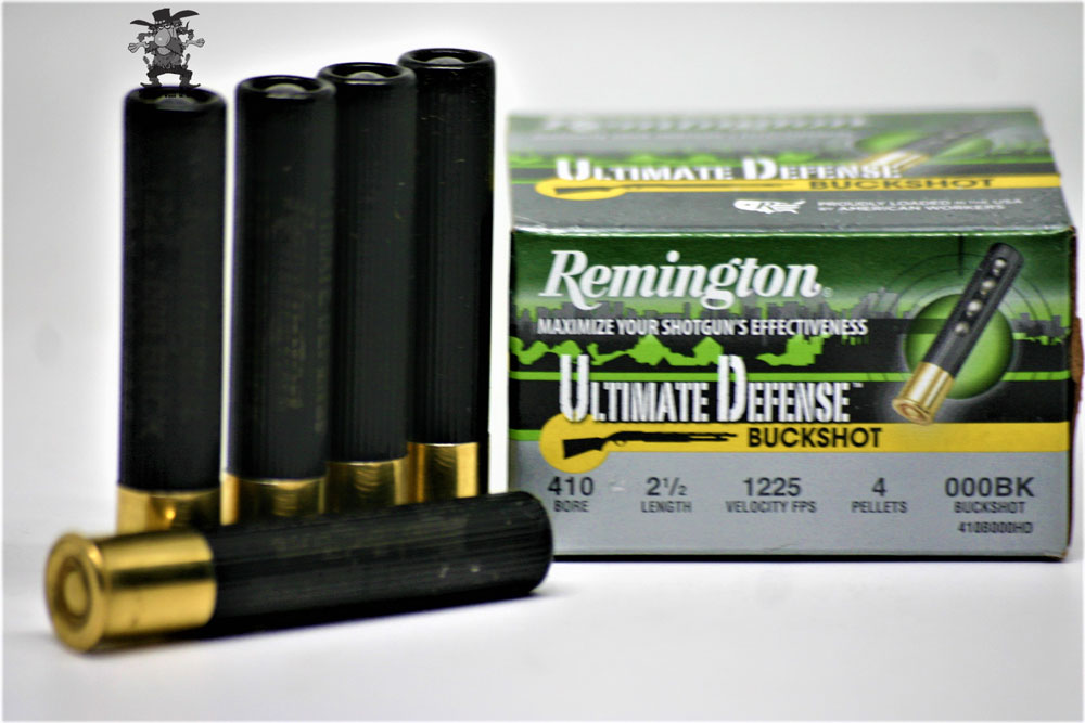 410 Remington ULTIMATE DEFENSE 2½"410 000 Buck Shot Shell 4 Pellet ...