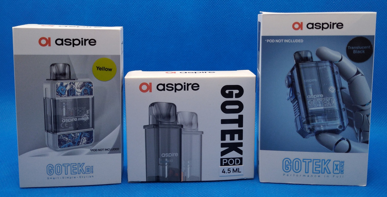 Aspire Gotek S and Gotek X Review By Frenkyou | E-Cigarette Forum