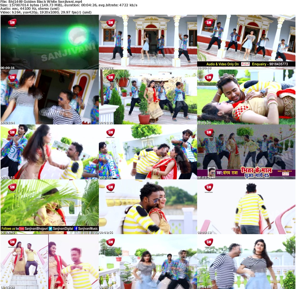 Bhj1469 Golden Black White Sanjivani — Postimages