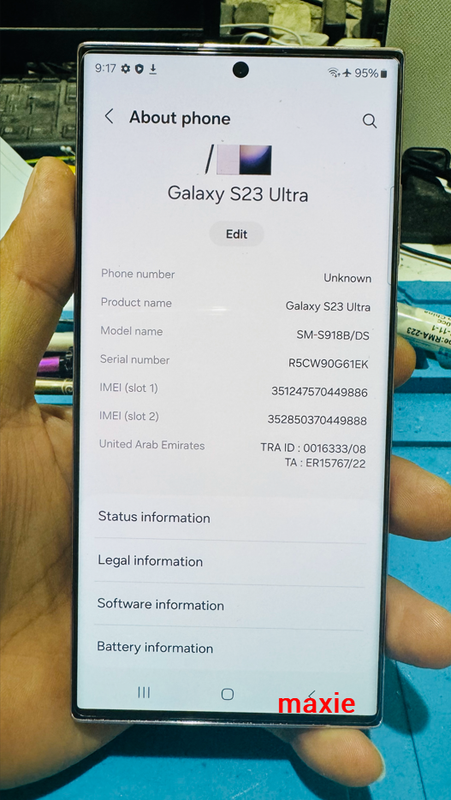 amsung Galaxy S23 Ultra SM-S918B frp [DONE] - GSM-Forum