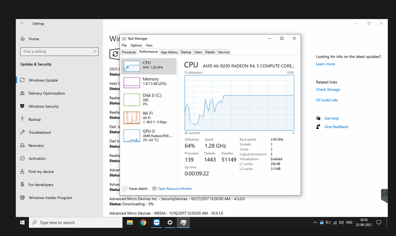 Laptop CPU Utilization Stuck : r/techsupport