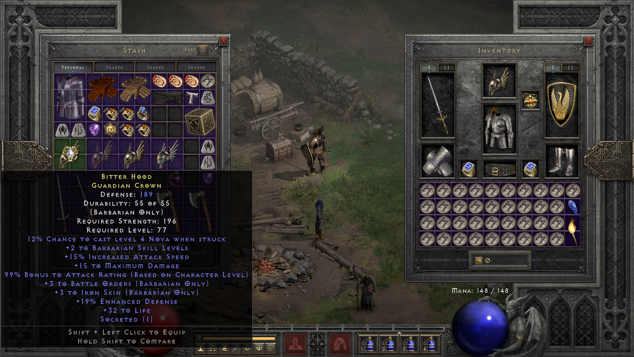 Ft: 5 Bo Vison 3 Iron Skin Life Arreat Style - Topic - d2jsp