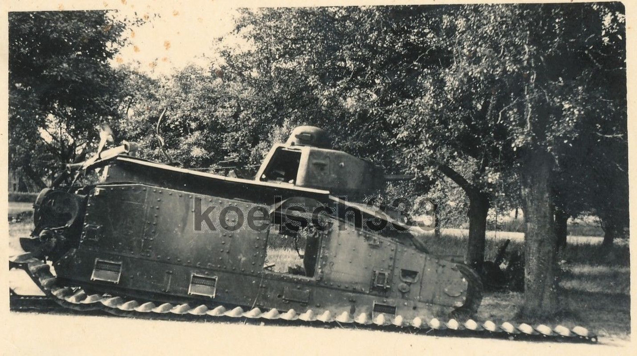 Char B 1 Panzer Westfront Belgien — Postimages