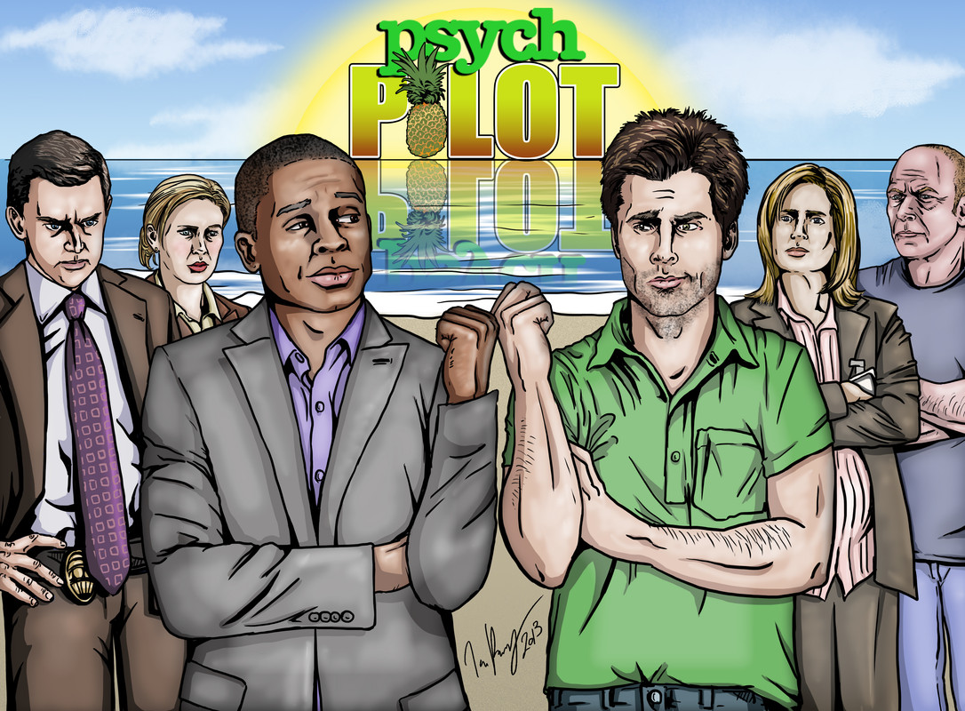 Psych Pilot Episode Poster - dragonnan - Psych (TV 2006) [Archive of ...
