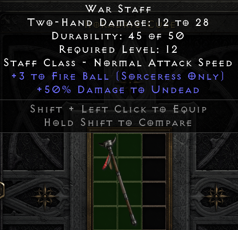 Obsession Base +3 Fire Ball - Topic - d2jsp