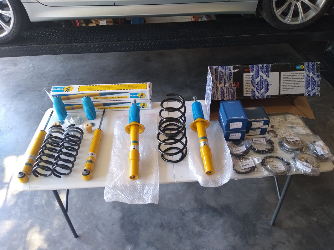 Testing fitting E60 550i Bilstein B12 suspension on E60 M5 | BMW M5 ...
