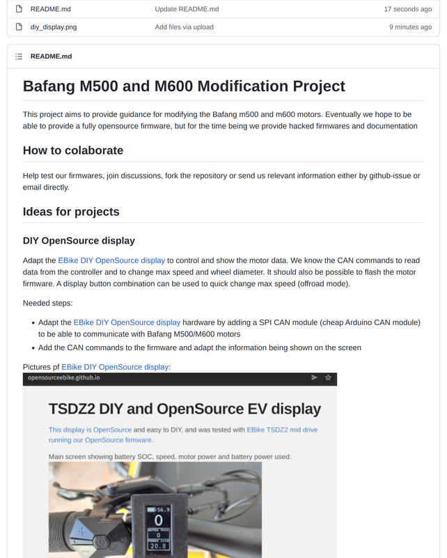 Bafang M500/M600 thread | Page 40 | Endless Sphere DIY EV Forum