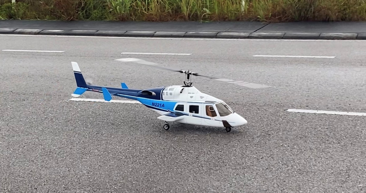 Bell 222 A Right View Taxing — Postimages