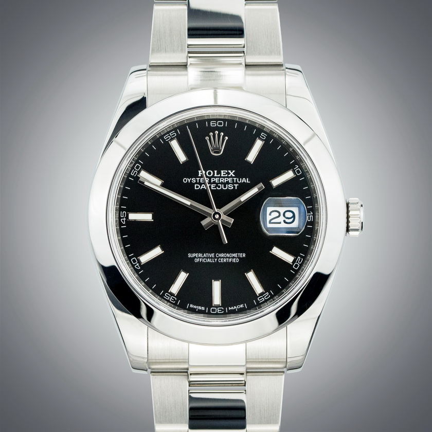 Rolex Datejust 41 ref 126300 Black dial — Postimages