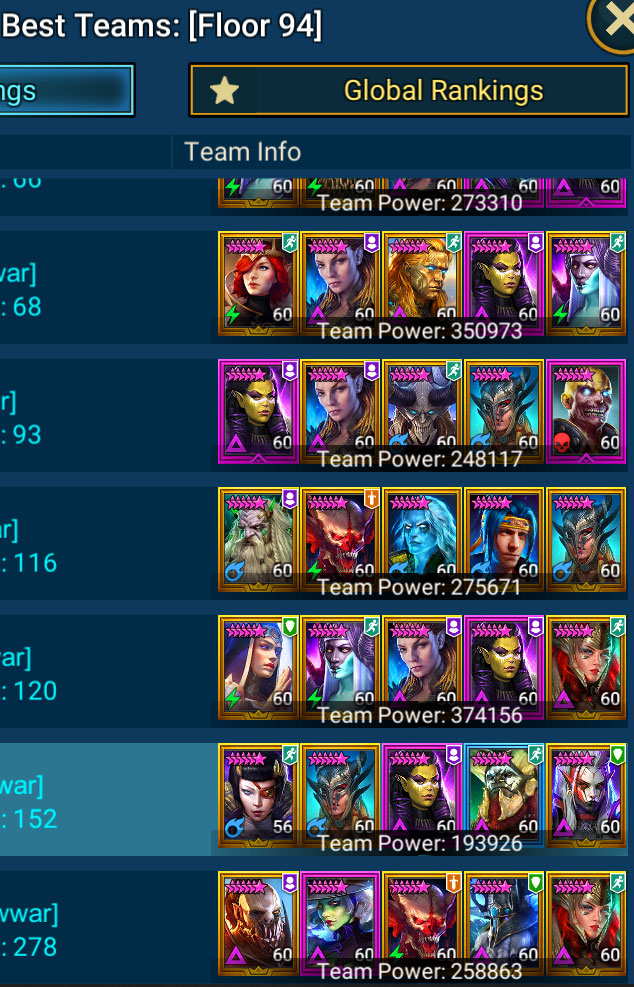 Doom Tower Hard floor 94 teams used — Postimages