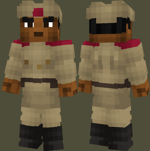 Натан A. | Пустынный Солдат Minecraft Skin