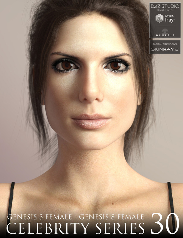 Celebrity Series 30 for Genesis 3 and Genesis 8 Female » TOPGFX | Daz3d ...