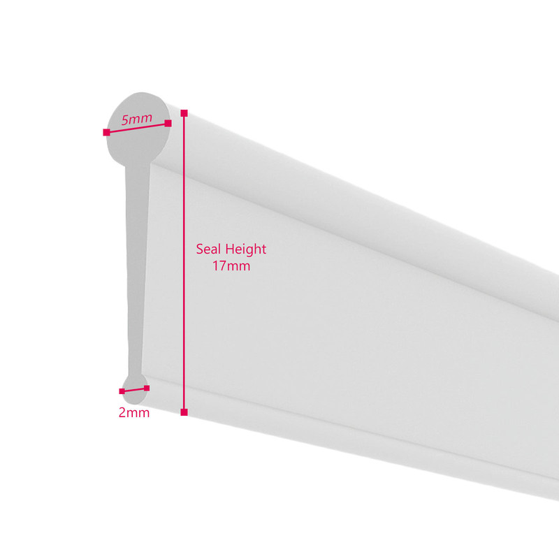 Ecospa Replacement Rubber Seal For Folding Bath Shower Screen