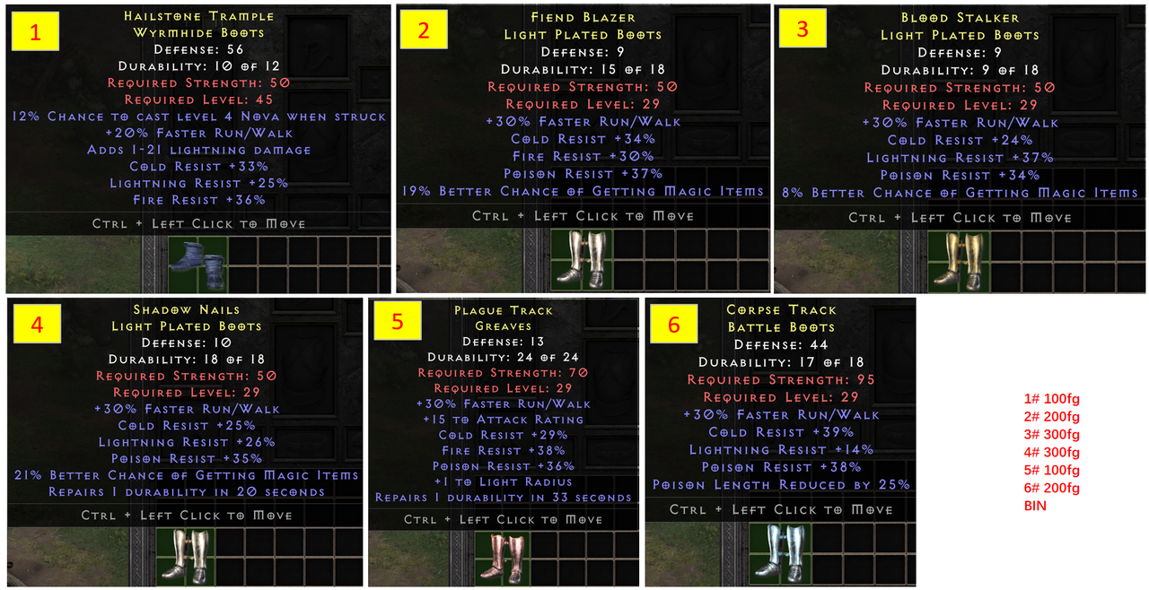 Wts Boots - Topic - d2jsp