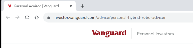 Vanguard's Required Transition to "New" Hybrid [Personal Advisory ...