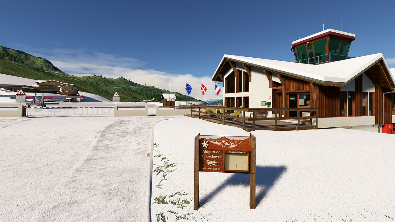 Courchevel Altiport LFLJ in French Alps - The AVSIM Screen Shots Forum ...