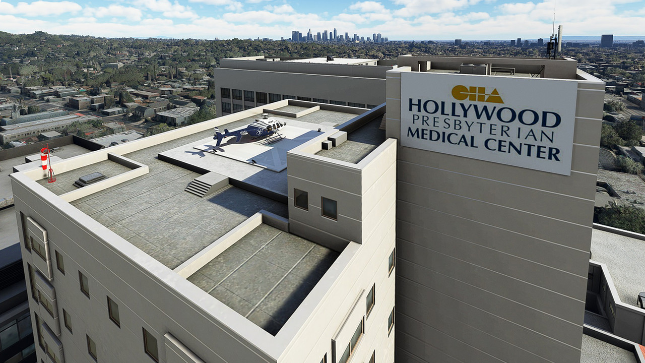 LA Medical- and Police Helipads - Community Screenshots - Orbx ...