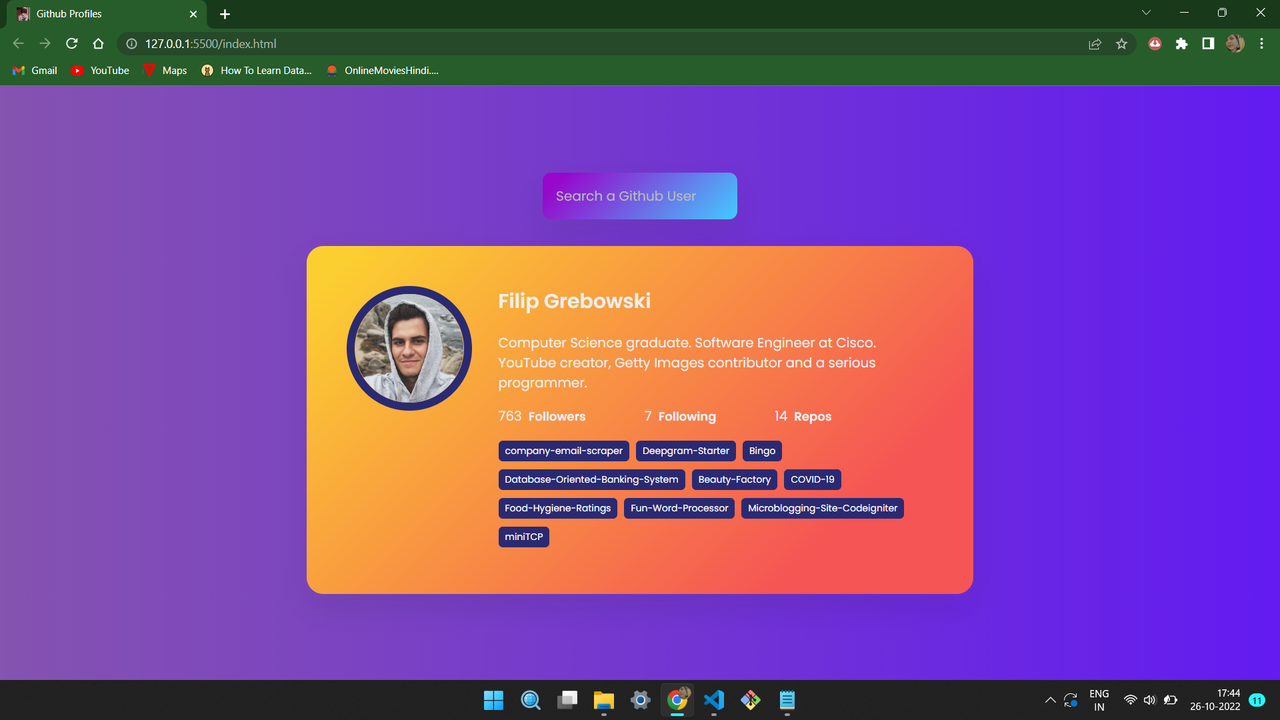 GitHub - knotsid/github-profiles