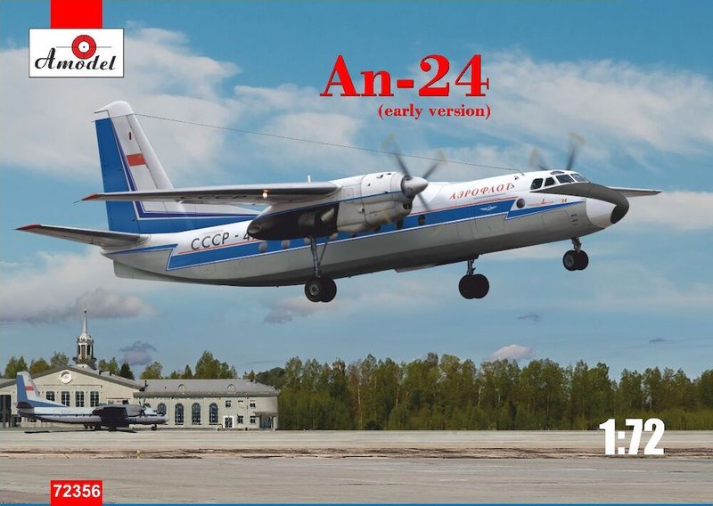1/72 - Antonov An-24 "Coke" by Amodel - An-24 & An-24V released - The ...