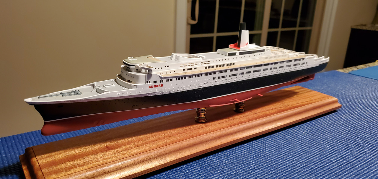 Airfix 1/600 RMS Queen Elizabeth 2 - Work in Progress - Maritime ...