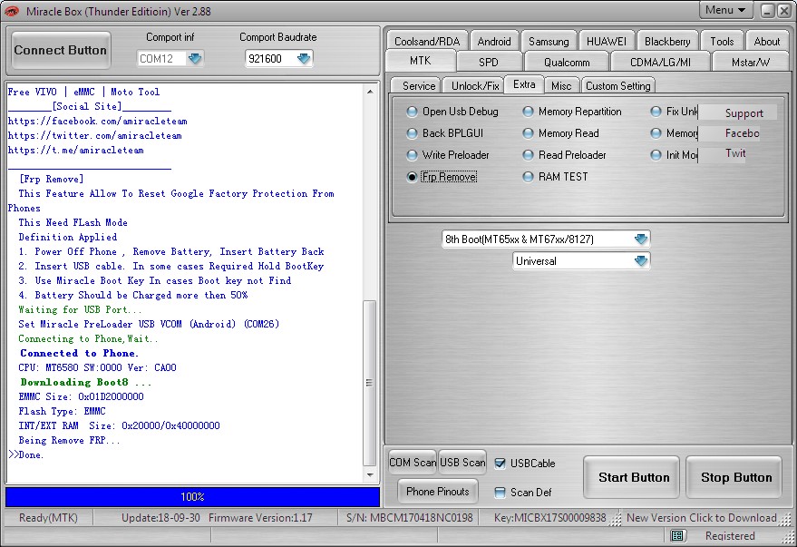 Vodafone vfd 1100 frp remove done by miracle thunder - GSM-Forum