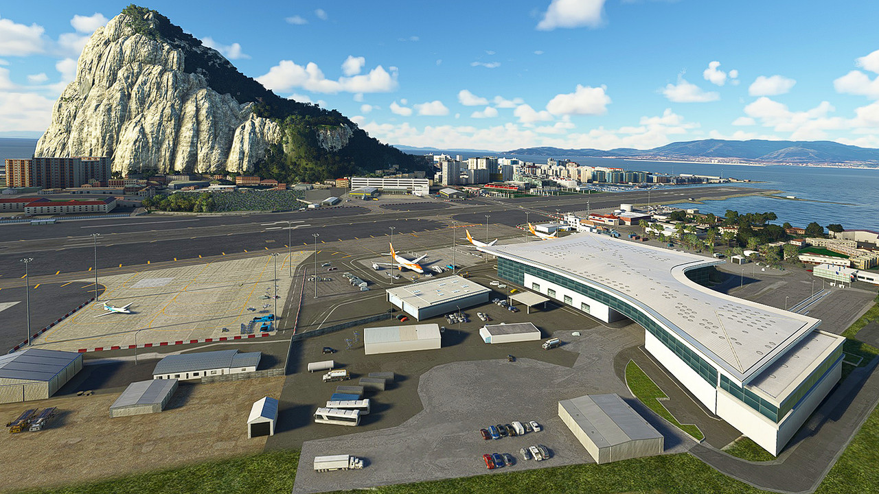 More lifelike views on Gibraltar - The AVSIM Screen Shots Forum - The ...
