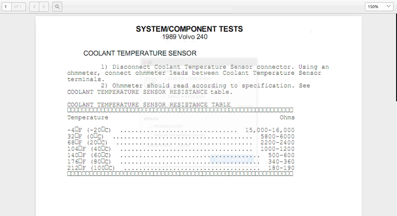 240 - 1990 245 lh 2.4 code 123 after replacing ECT sensor | Turbobricks ...