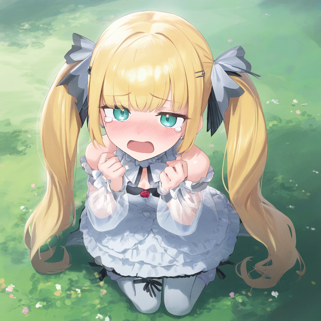 1girl, mikozin, NDGD, ohlia, {kobayashi ritz}, reoen, tsundere, from above, aqua s 441075160 ...