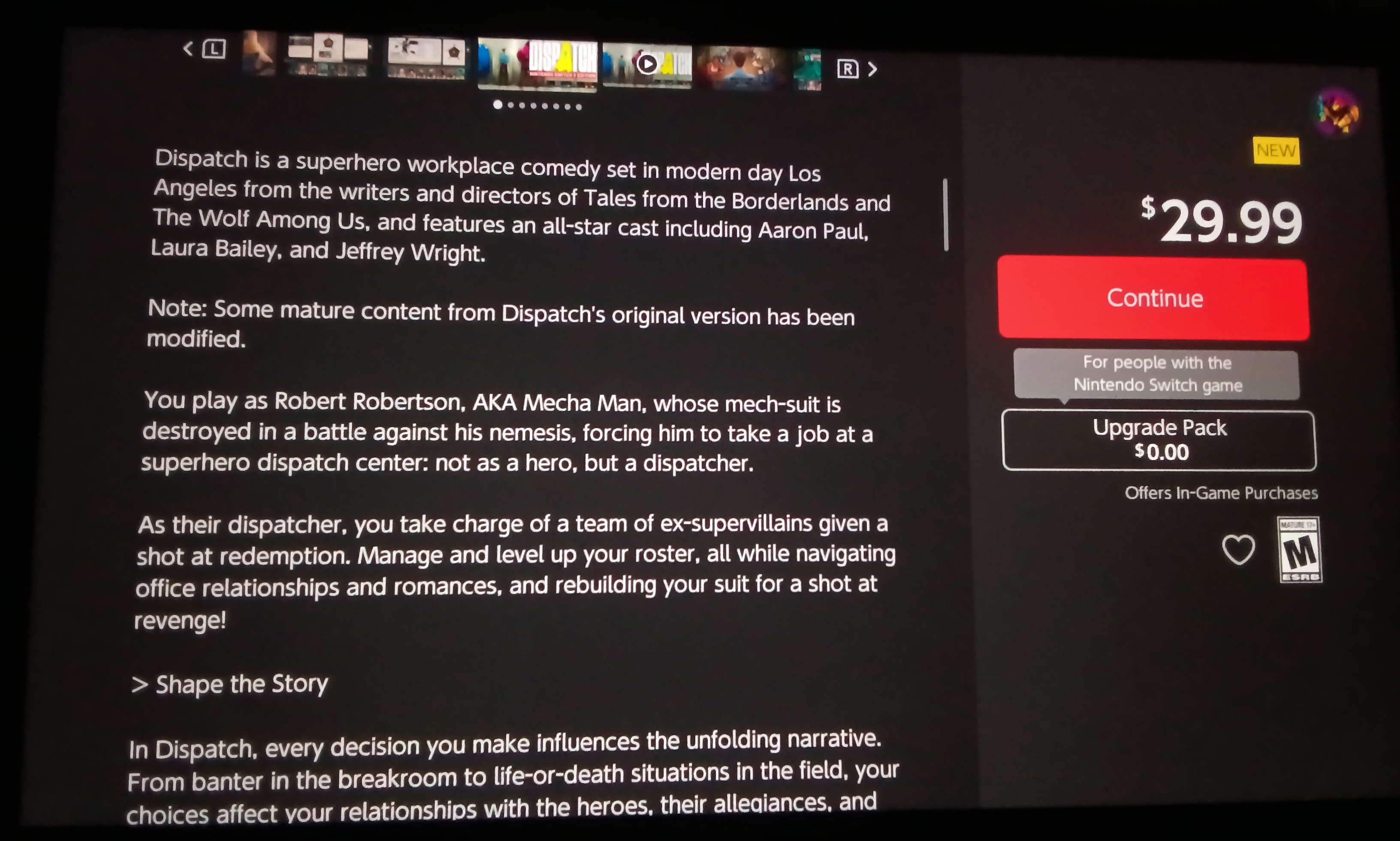 Dispatch is seemingly censored on Switch and Switch 2 | Page 6 | Famiboards