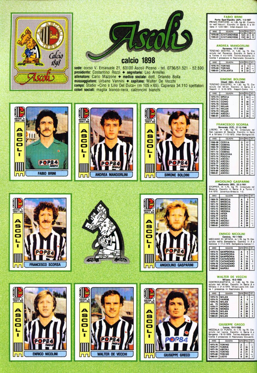 Calciatori 1981 1982 Panini 04 — Postimages