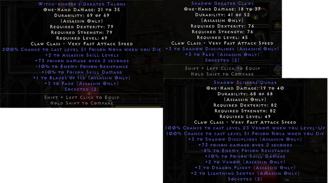 Sin Prebuff Claws And Chaos Ft - Topic - d2jsp