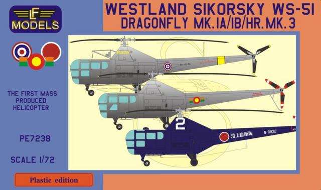 1/72 - Sikorsky S-51/H-5 and Westland WS-51 Dragonfly by LF Models ...