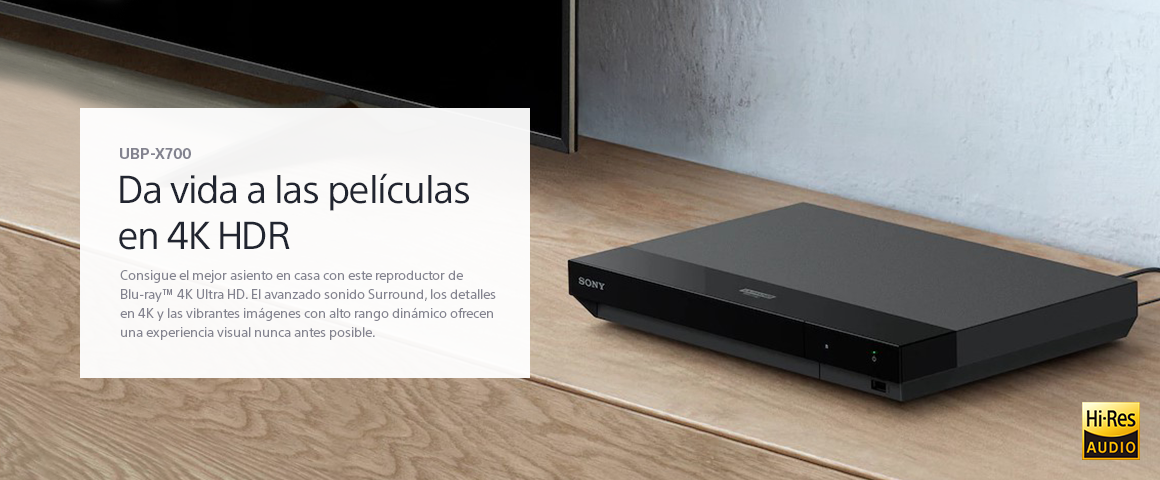 Sony Reproductor Blu-Ray 4K Ultra HD UBP-X700 SONY | falabella.com