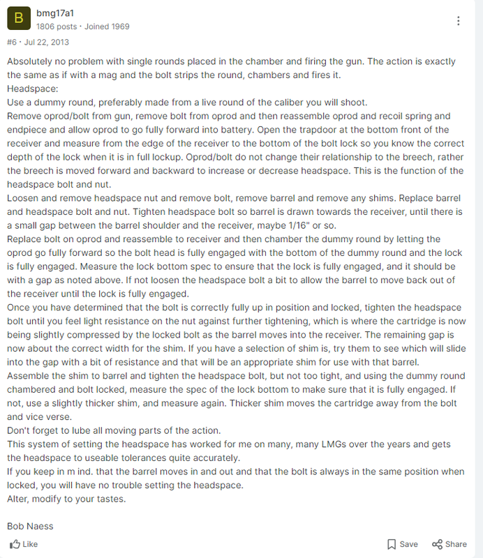 Jap Type 99 LMG Headspace Issue? - NFA / Semi Forum - Sturmgewehr.com ...