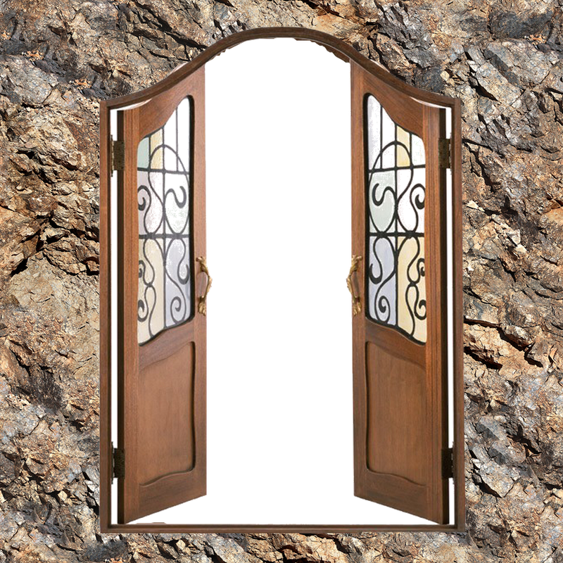 mur porte roche — Postimages