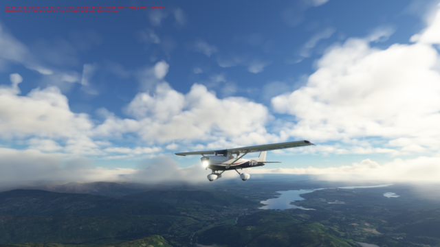 WBSim/JPLogistics C152 over the Lake District, UK - MSFS 2020 Users ...