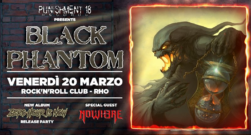 metal.it » Concerti » Black Phantom release Party + Nowhere