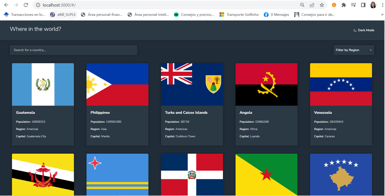 Github Andreatamara15 Rest Countries Api This Is A Solution To The Rest Countries Api With