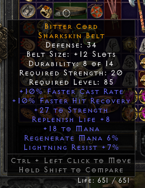 Iso 10 Fcr Belt - Topic - d2jsp