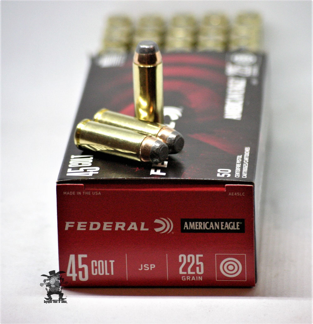45 LONG COLT Jacketed Soft Point 225 GRAIN 860 FPS FEDERAL 45 LC 50 ...