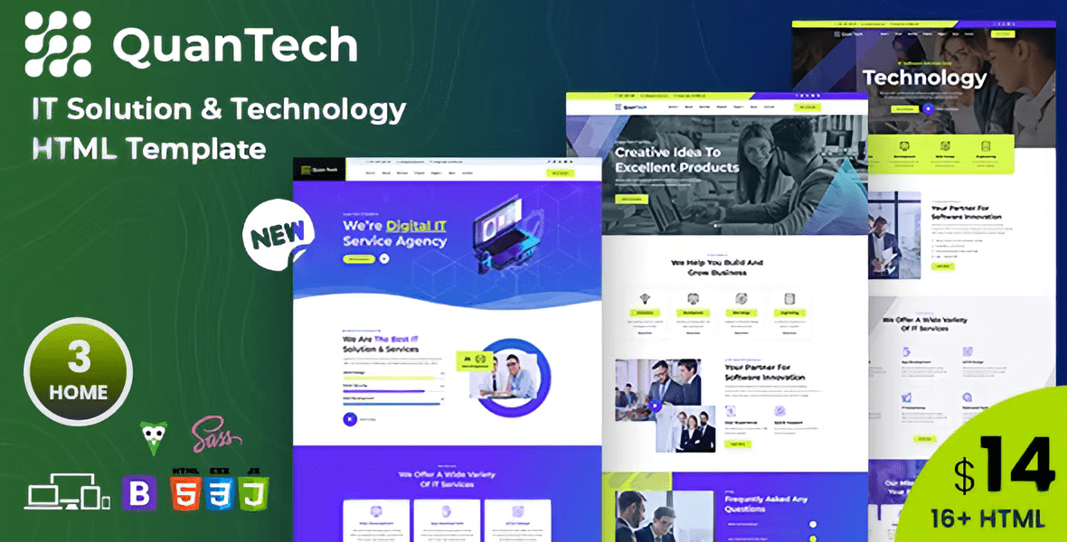 Quantech - IT Solutions & Technology HTML Template – Bliter GPL