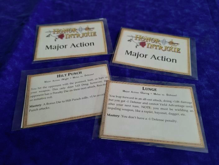 Honor + Intrigue: Maneuver Cards - Basic Action Games | Honor ...